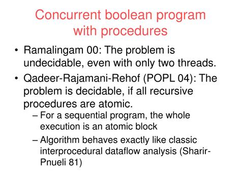 Ppt Atomicity A Powerful Concept For Analyzing Concurrent Software Powerpoint Presentation