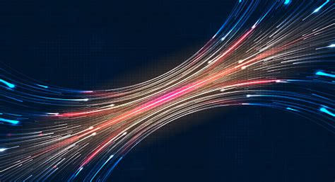 5g 또는 6g 도트 라인 모바일 기술 무선 데이터 네트워크 및 연결 기술 개념 고속 미래 지향적 인 배경 벡터 디자인 빛에 대한 스톡 벡터 아트 및 기타 이미지 Istock