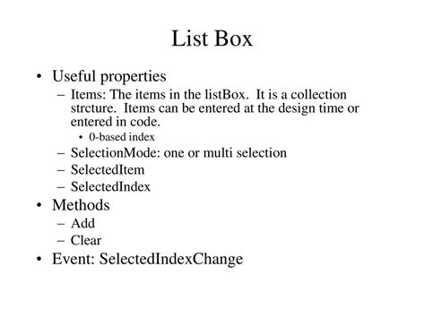 programming interface controls ppt download