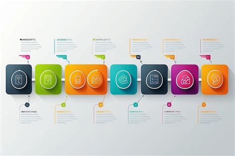 Premium Photo Infographics Template 7 Options Data And Information Visualization Dynamic