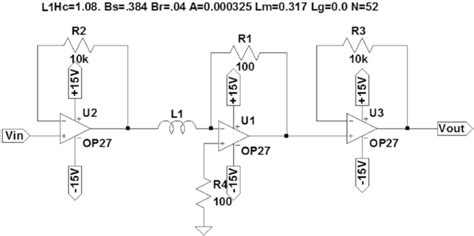 Figure 1 From Active Lr Integrator Circuit With Ferrite Core Semantic