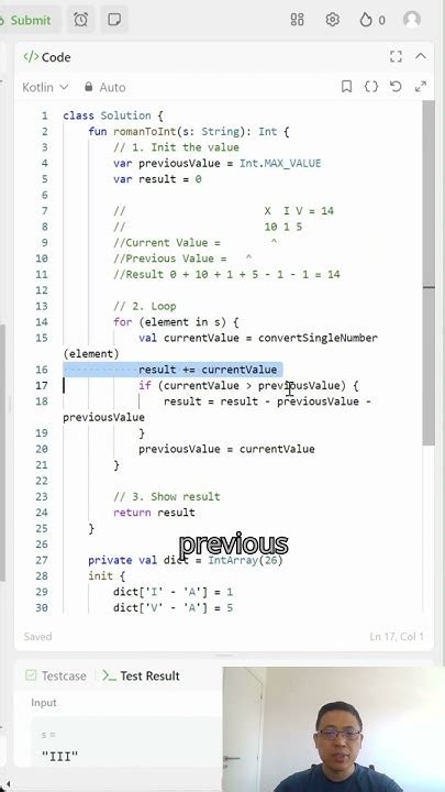 Roman To Integer English Algorithm Array Leetcode Coding