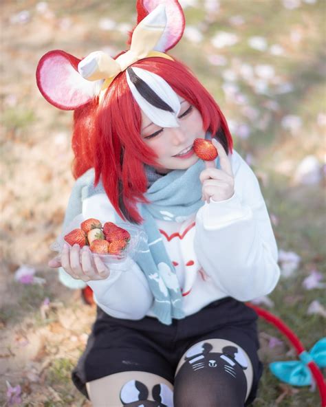 Taotan Cosplayer´꒳`！ Happi Birthday To Me Today~ Want Strawberry