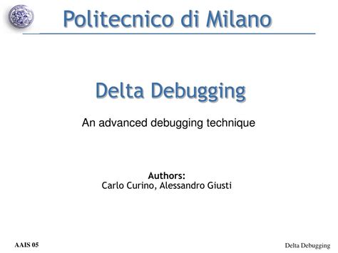 Ppt Delta Debugging Powerpoint Presentation Free Download Id425836