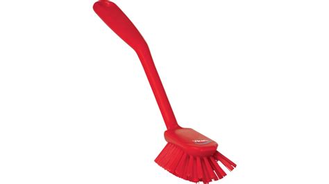 42374 Vikan Medium Bristle Red Scrubbing Brush 23mm Bristle Length