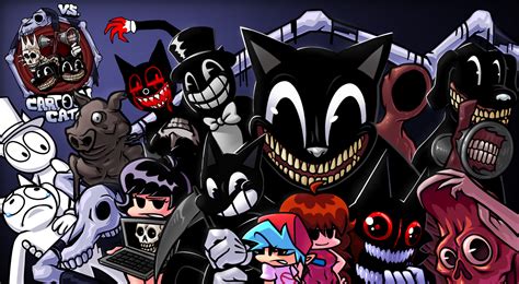 Vs Cartoon Cat V2 Optimized Work In Progress For Friday Night Funkin