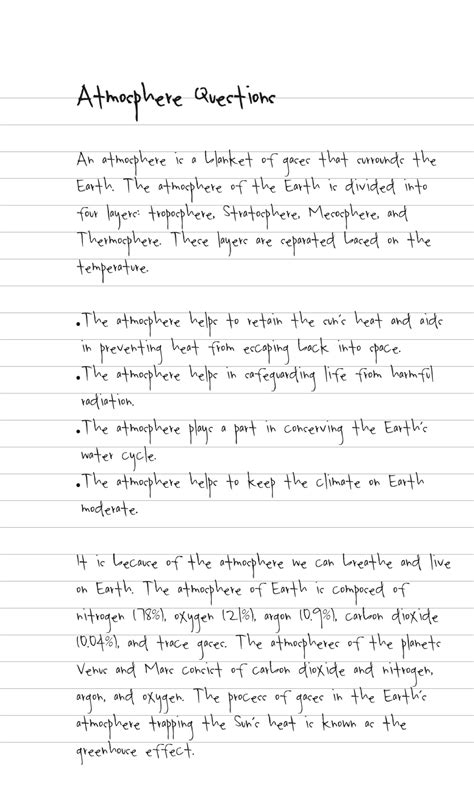 Important Questions And Answers Of Chapter Atmosphere In Physics