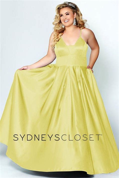 Navy Sydneys Closet Long Prom Plus Size Dress For 25999 The Dress