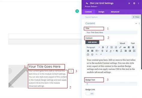 How To Use Divigrid Listgrid Module In Divi Divigrid