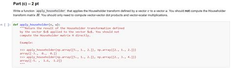 Solved Question 5 Part A 3 Pt Write A Function