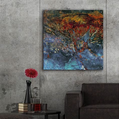 Cubism Landsat Style From The Earth As Art Series 36h X 36w X 0 2d
