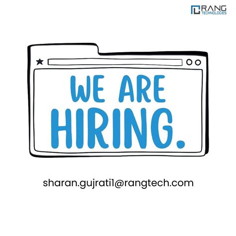 Sharan Gujrati On Linkedin Hiring Job Hiring