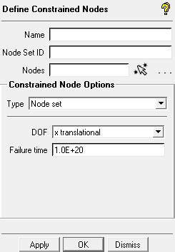 Define Constrained Node Sets