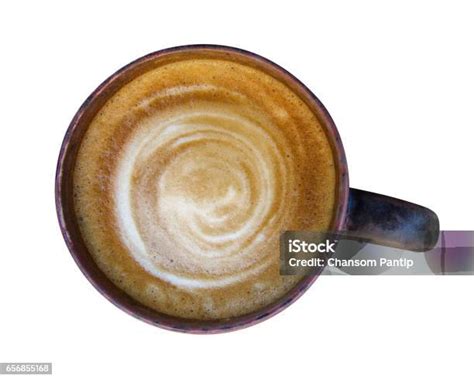 뜨거운 커피 라 떼 카푸치노 컵 클리핑 경로 포함 흰색 배경에 고립의 최고 볼 수 있습니다 0명에 대한 스톡 사진 및 기타