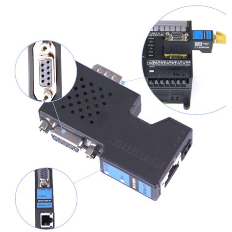 Ethernet Communication Module For Omron Cp Cj Cx Series Plc Modbus Tcp Gateway