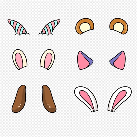 Ушки котика рисунок - 77 фото