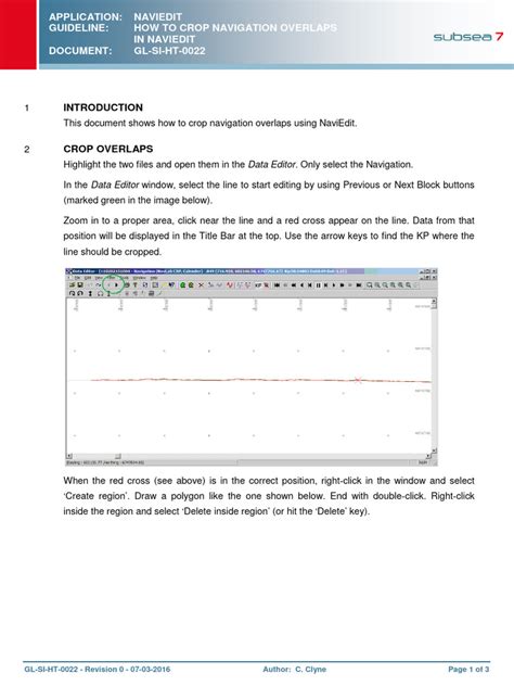 Gl Si Ht 0022 How To Crop Navigation Overlaps In Naviedit Pdf