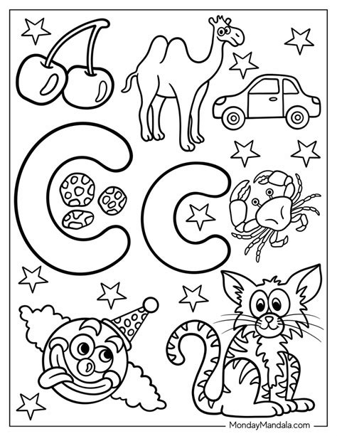 20 Letter C Coloring Pages Free Pdf Printables