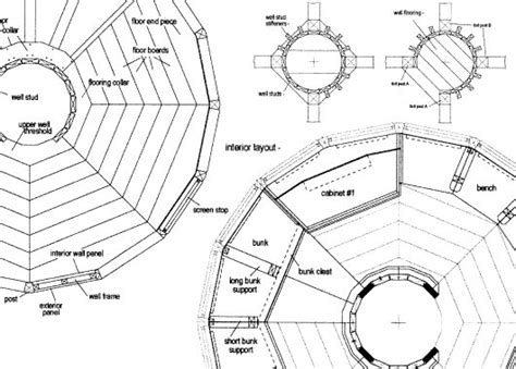 Technical Drawing Treehouse Plans