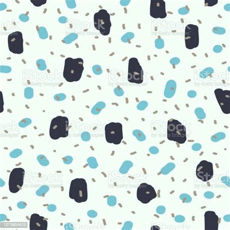 아름 다운 추상적인 원활한 반복 패턴입니다 손으로 그린 예술적인 스타일 개성 개념에 대한 스톡 벡터 아트 및 기타 이미지