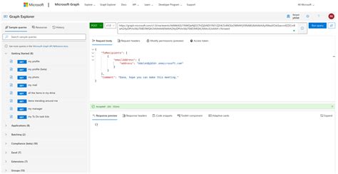 Need To Create Calendar Event For Multiple Users For Msteam Online