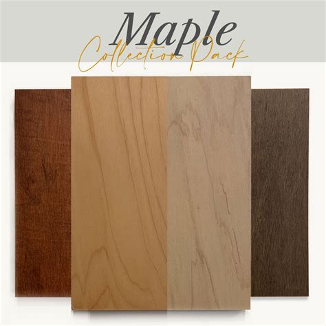 Natural Maple Stain Stain Samples S And D Rustic Decor