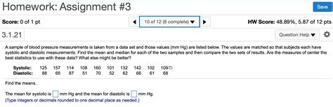 Solved Homework Assignment 3 Save Score 0 Of 1 Pt 10 Of