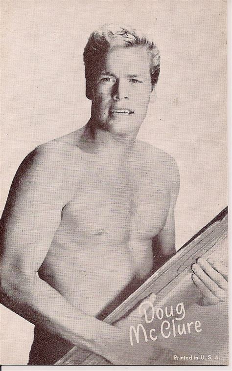 Arcade Card Doug Mcclure Actor Shirtless Gay Interest 1950 60s