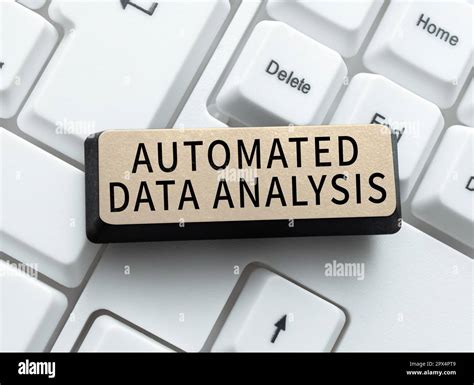 Text Sign Showing Automated Data Analysis Concept Meaning Artificial Intelligence And Deep