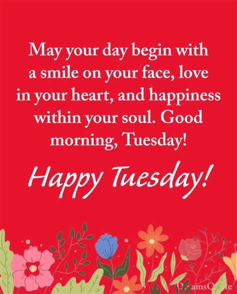 45 Happy Tuesday Morning Wishes Quotes And Messages Dreams Quote