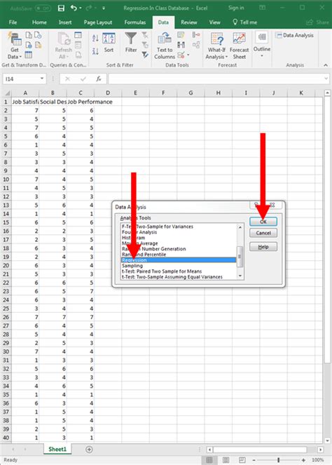 Regression In Excel Dr Matt C Howard