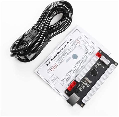 Easyget Arcade Game Controller Zero Delay Encoder Usb To Arcade Joystick And Happ Arcade Buttons