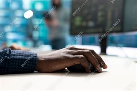 Governmental Hackers At Work Monitoring Cyber Threats In High Tech