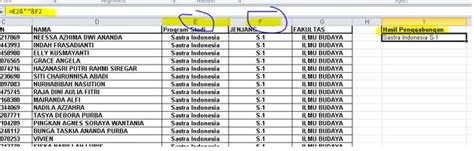 Cara Menggabungkan Isi Cell Kolom Di Excel