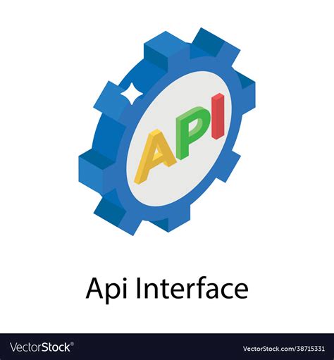 Api Interface Royalty Free Vector Image VectorStock