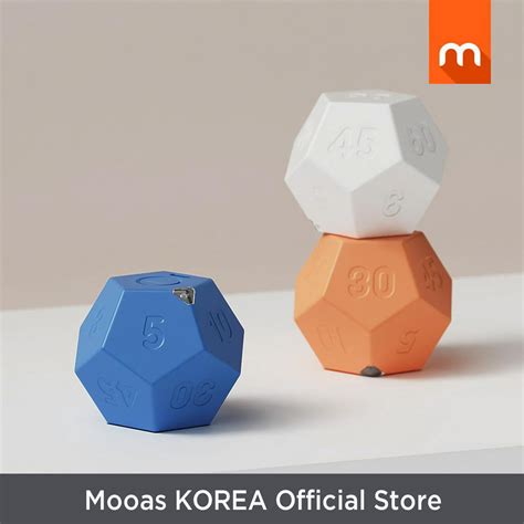 Mooas Dodecagon Time Ball Rechargeable Mini Timer 11 Preset Time Desk Productivity Timer