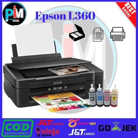 Jual Printer Epson L360 Inpus Ink Tank Print Scan Copy Siap Pakai Normal Shopee Indonesia