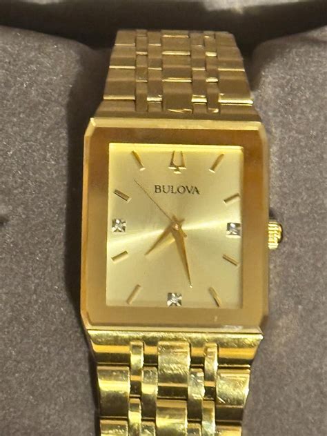 Bulova Gold Watch Authentic And New In Box Etsy