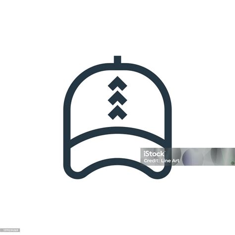 E스포츠 컨셉의 캡 아이콘 벡터입니다 캡 편집 가능한 스트로크의 얇은 선 그림입니다 웹 및 모바일 앱 로고 인쇄 미디어에 사용할