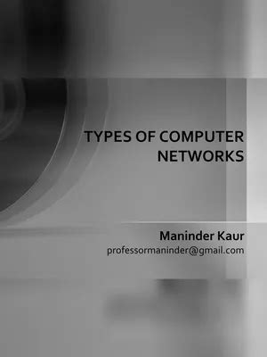 Types Of Computer Network PDF InstaPDF