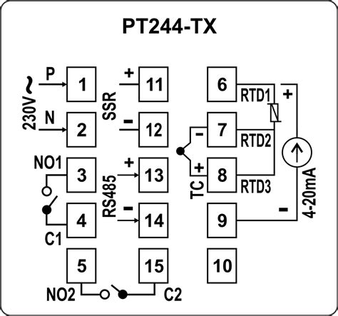 Subzero Pt244 Tx Pidon Off Temperature Controllers At ₹ 1250piece