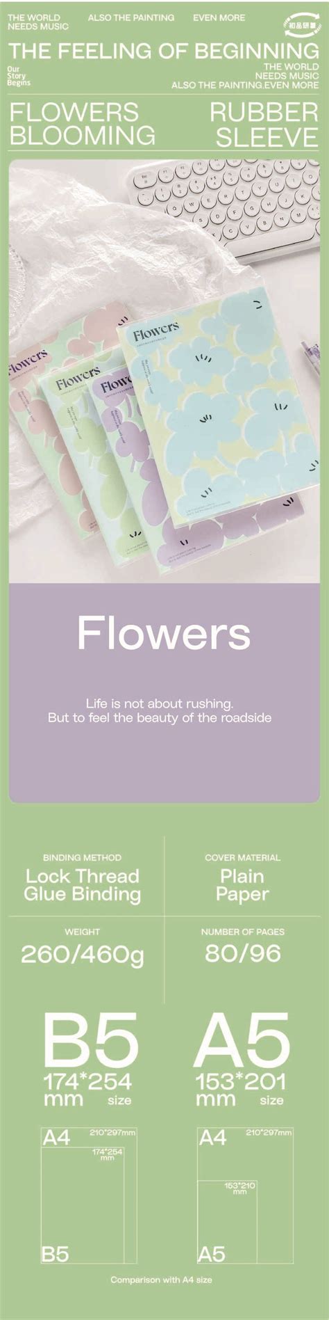 China Flower Plastic Notebook Manufacturers Flower Plastic Notebook Quotation Chupin