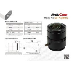 ArduCam Lenses Mm MYBOTSHOP DE
