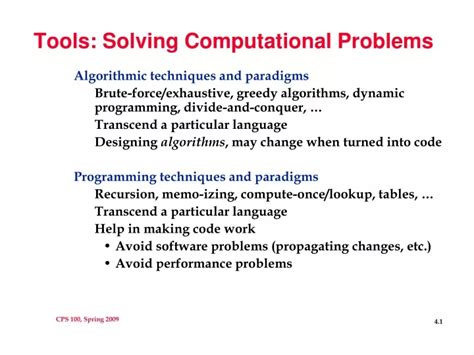 Ppt Tools Solving Computational Problems Powerpoint Presentation Free Download Id9414894