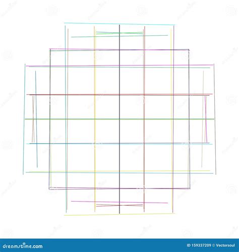 Crosshatch Tangle Lines Circle Scribble Sketchy Random Intersecting