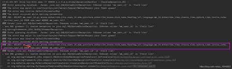 Mybatis Plus Cause Javasqlsqlsyntaxerrorexception Unknown Column ‘xxxxx‘ In ‘field List‘使用