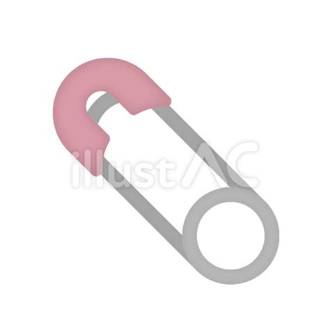 Pink Safety Pin Clipart