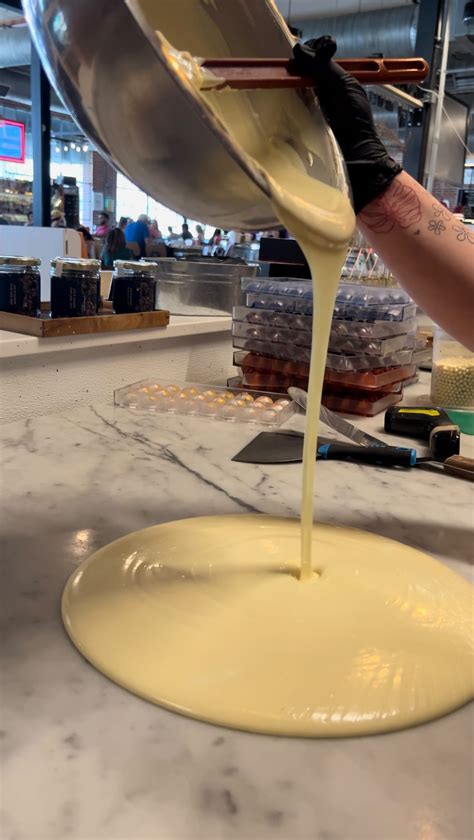 Tempering Chocolate Marble Slab