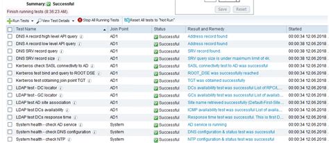 Solved Active Directory Diagnostic Tool Found Issues Cisco Community