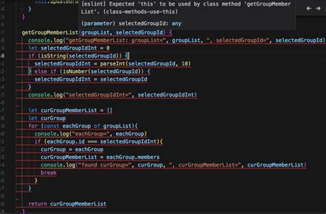 Reactjs Eslint Expected This To Be Used By Class Method